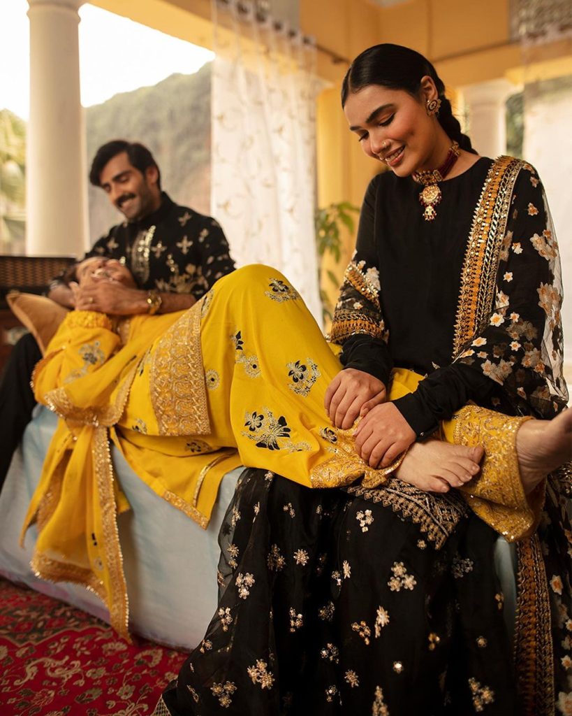 Samina And Usman Peerzada Are Evergreen In Their Latest Shoot | Reviewit.pk