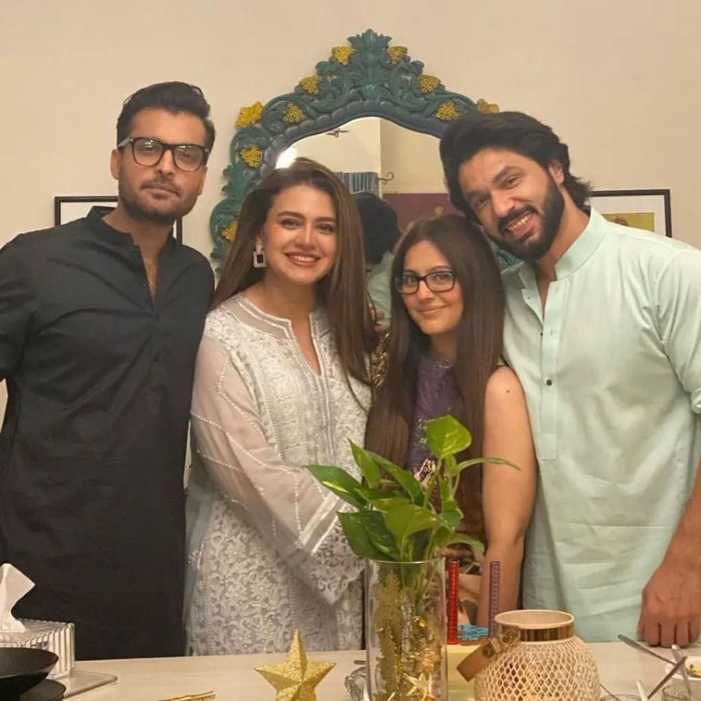 Zara Noor Abbas Celebrates Husband Asad Siddiqui's Birthday | Reviewit.pk