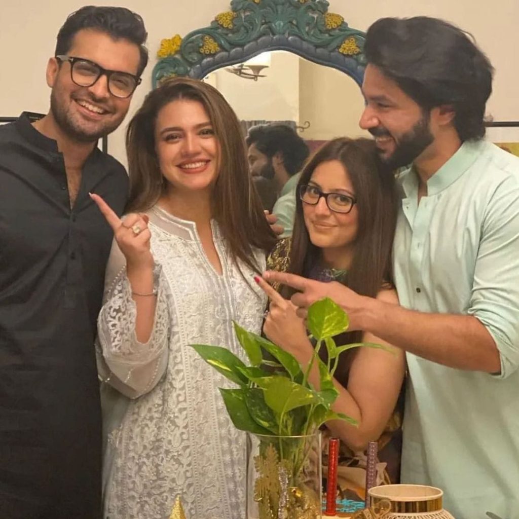 Zara Noor Abbas Celebrates Husband Asad Siddiqui's Birthday | Reviewit.pk