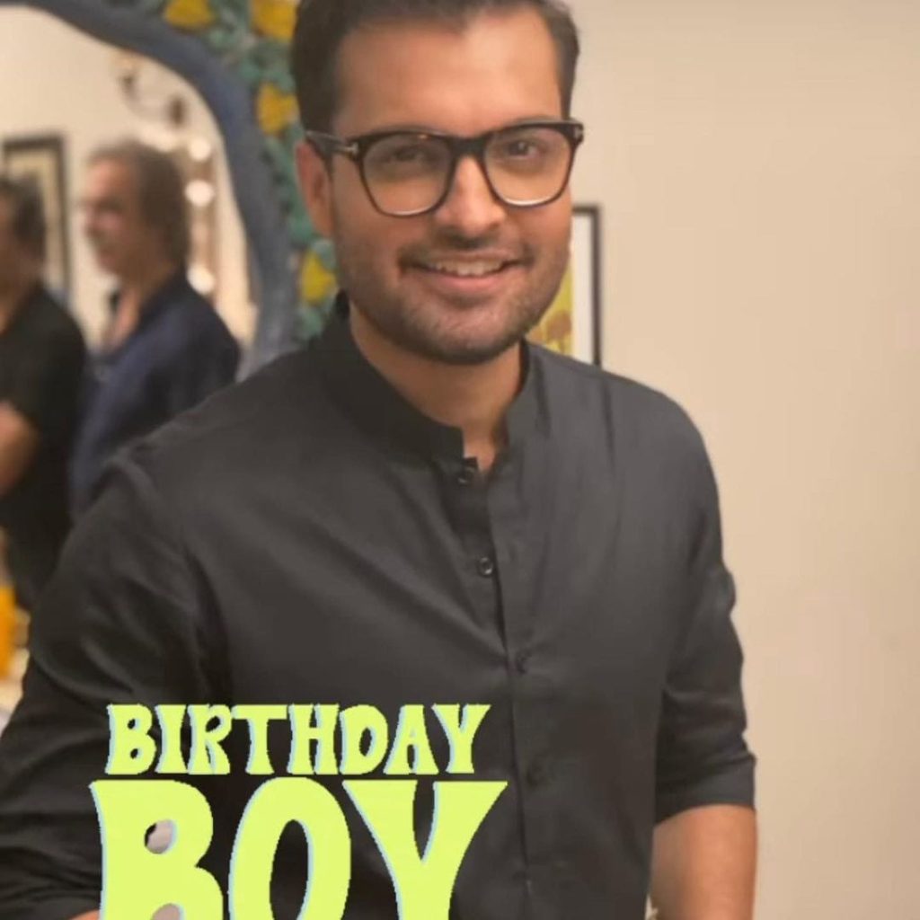 Zara Noor Abbas Celebrates Husband Asad Siddiqui's Birthday | Reviewit.pk