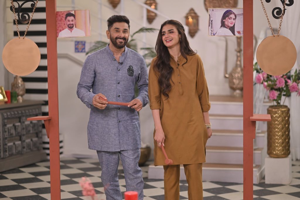 Hira And Mani's Bewitching Clicks From The Set Of GMP Shan-e-Suhoor ...