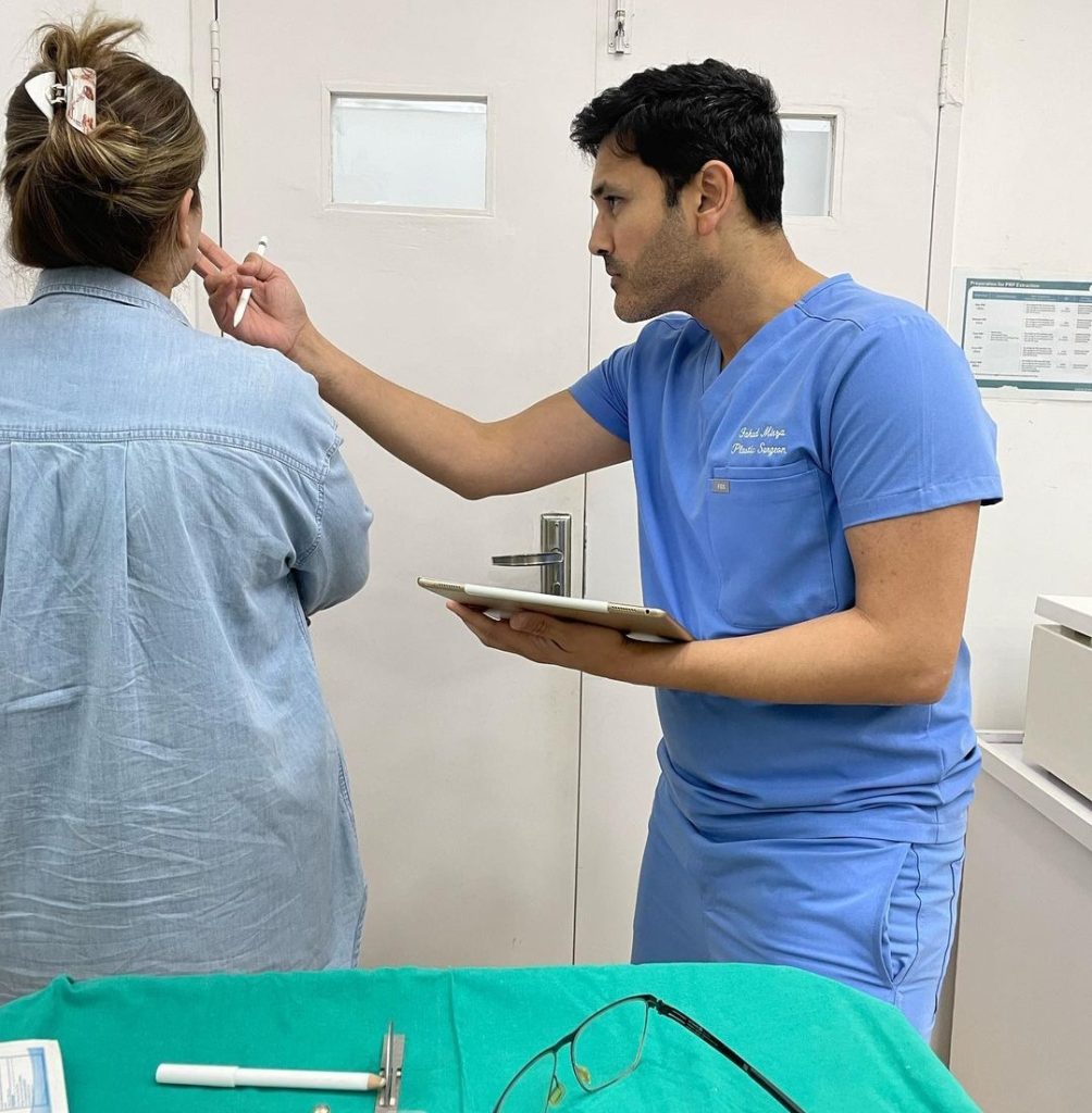 Actor & Surgeon Fahad Mirza Transforms Mother After Cosmetic Surgery ...