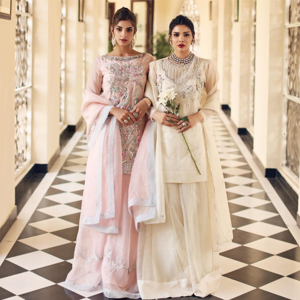 Sanam Saeed And Sara Loren 's Recent Shoot For Asma Aslam Official ...