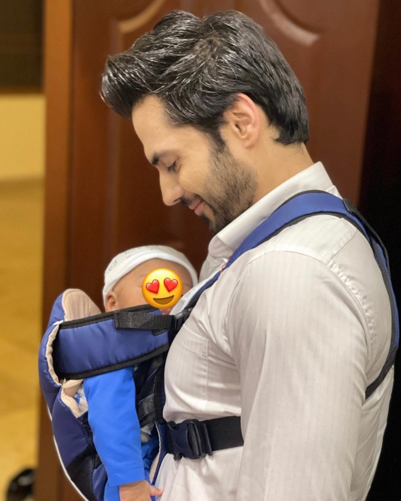 Actor Hasan Khan Shares First Ever Picture Of His Son | Reviewit.pk