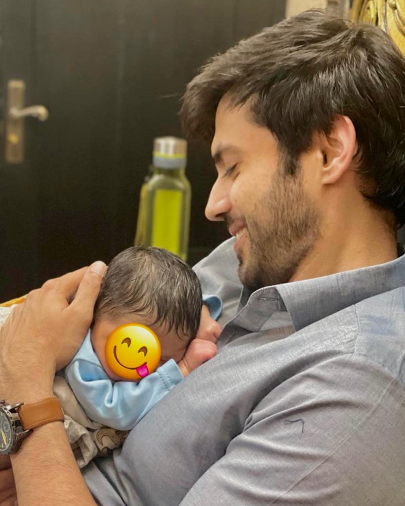 Actor Hasan Khan Shares First Ever Picture Of His Son | Reviewit.pk