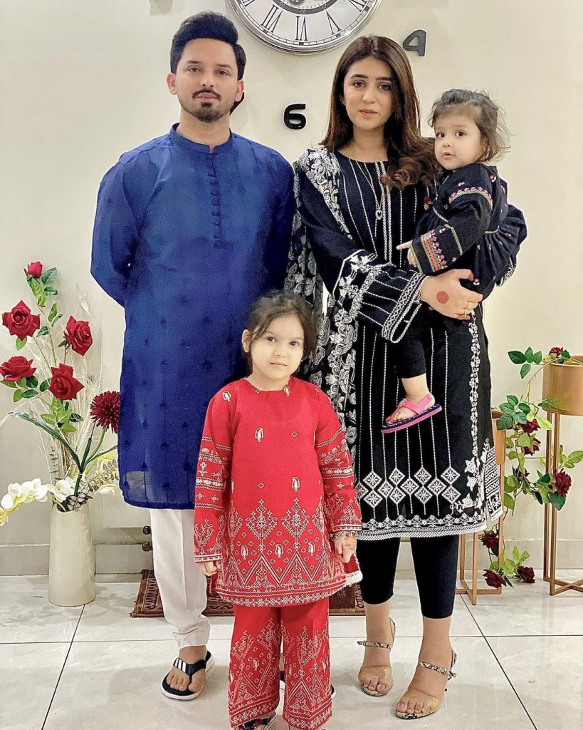 Actor Noman Habib Eid Pictures With Family | Reviewit.pk