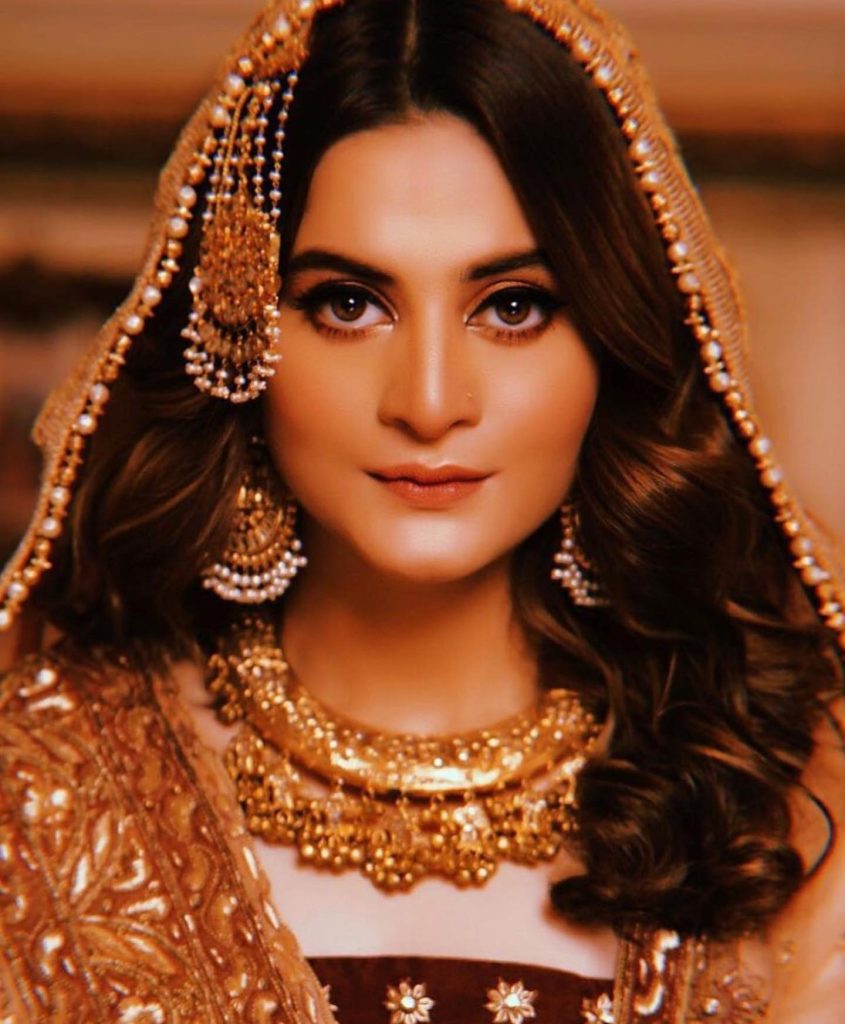Aiman Khan Looks Flawless In Her Latest Bridal Shoot | Reviewit.pk