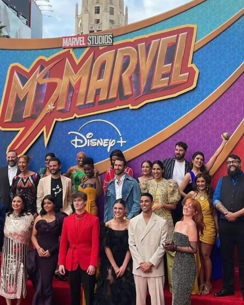 Pakistani Celebrities Shine At Ms Marvel Red Carpet | Reviewit.pk