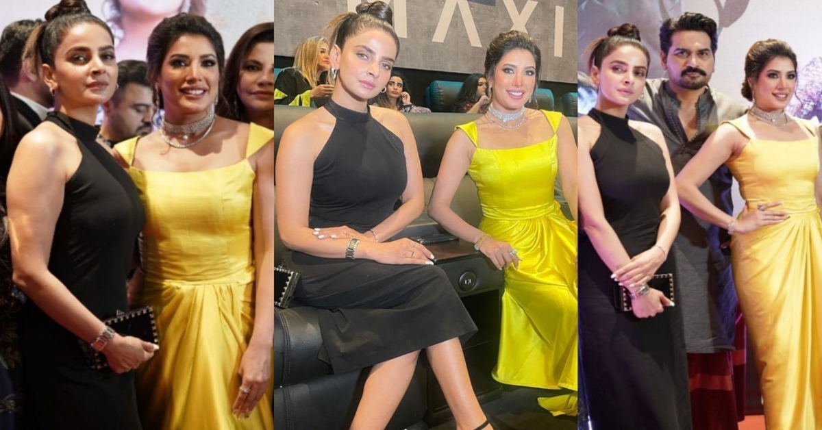Mehwish Hayat & Saba Qamar's Bold Dressing on Premiere Gets Public Hate ...
