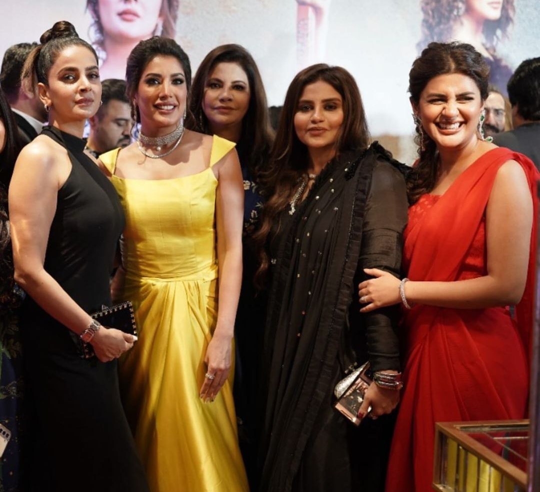Mehwish Hayat & Saba Qamar's Bold Dressing on Premiere Gets Public Hate ...
