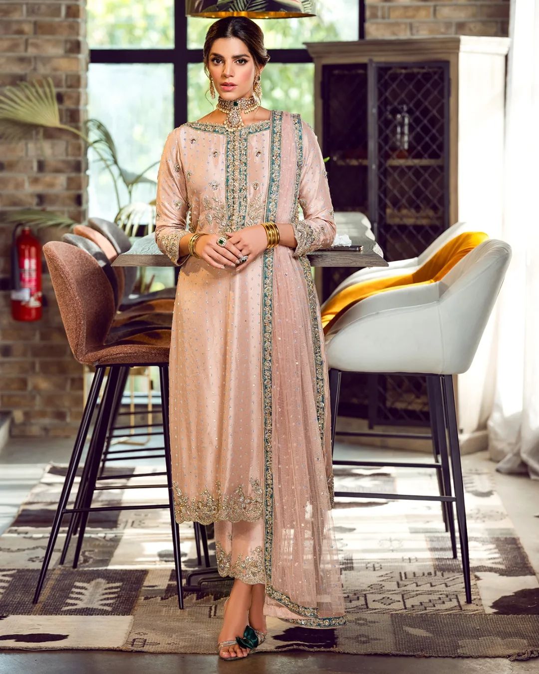 Sara Rohale Asghar's Latest Wedding Collection Featuring Sanam Saeed ...