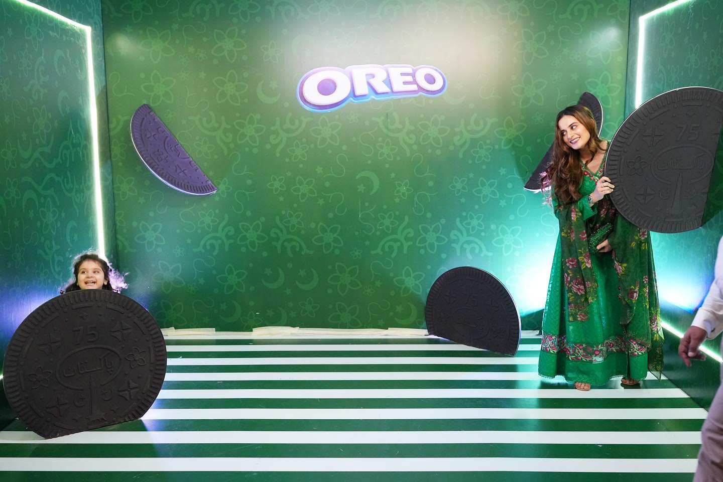 Adorable Moments Between Aiman And Amal At Oreo Event | Reviewit.pk