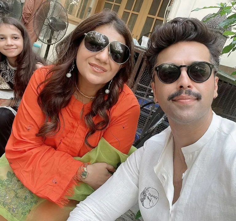 Fahad Mustafa And Family Celebrating Eid | Reviewit.pk