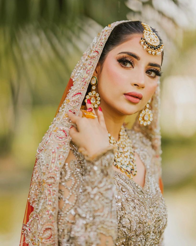 Saboor Aly’s Breathtaking Pictures From Latest Bridal Shoot | Reviewit.pk
