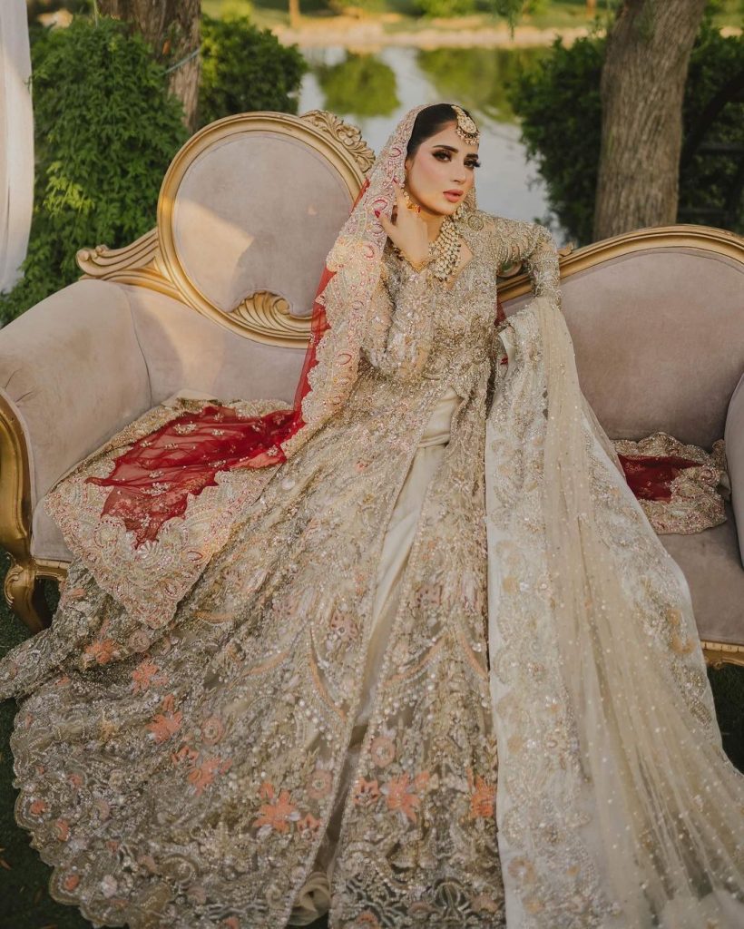 Saboor Aly’s Breathtaking Pictures From Latest Bridal Shoot | Reviewit.pk