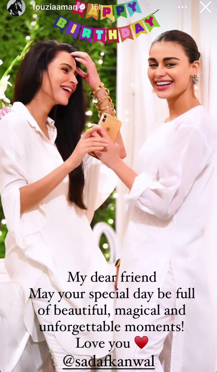 Sadaf Kanwal’s Intimate Birthday Celebration | Reviewit.pk