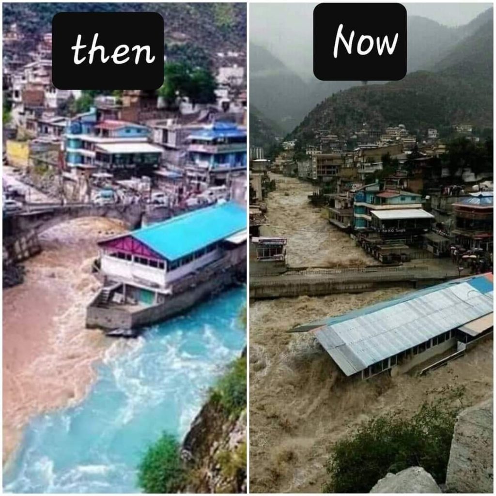 Heartbreaking Before and After Flood Images from Pakistan | Reviewit.pk