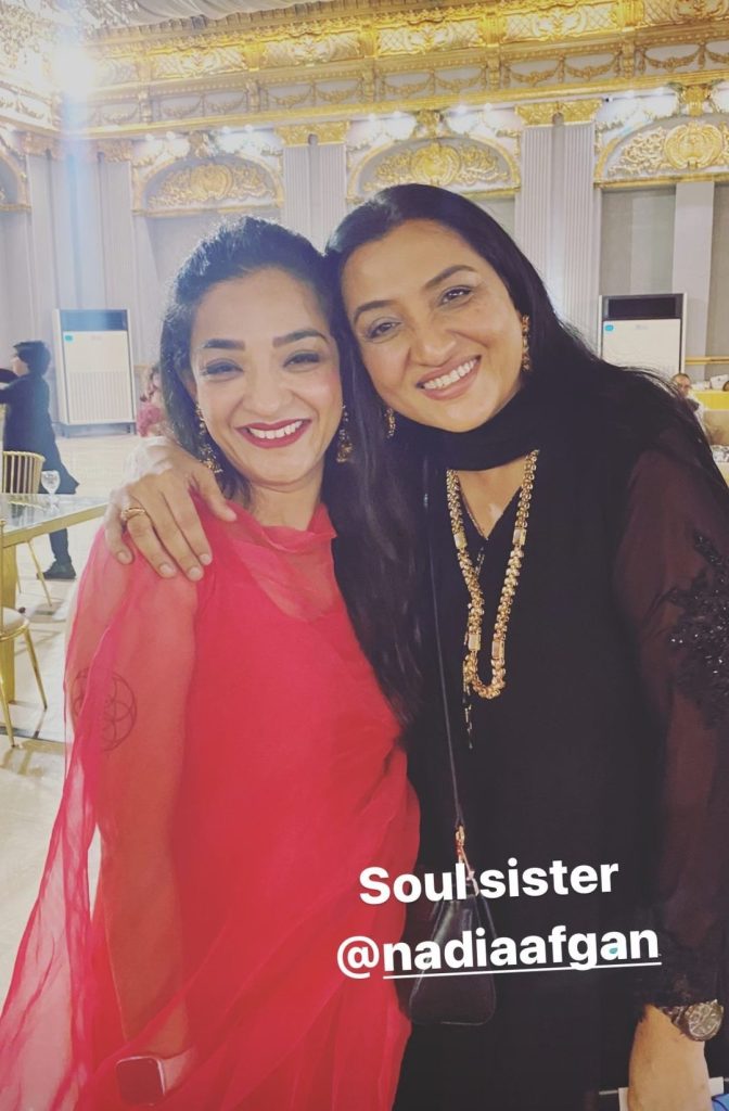 Nadia Afgan Shares Pictures From Sarmad Khoosat's Sister Wedding ...