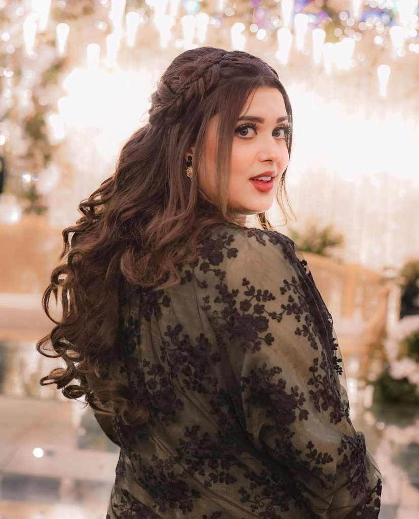 Kanwal Aftab & Zulqarnain Twinning in Black on Alishba Anjum's ...