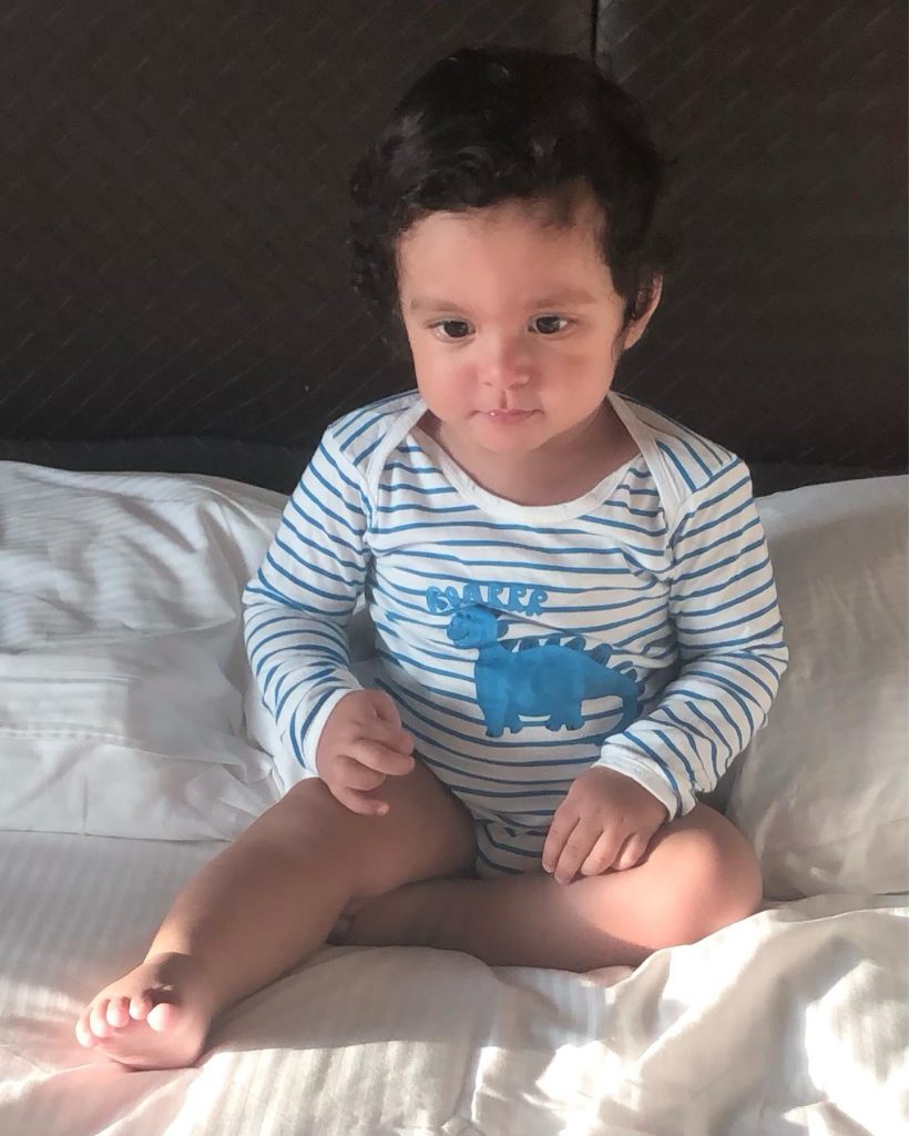 Cricketer Muhammad Nawaz Beautiful Family Pictures | Reviewit.pk