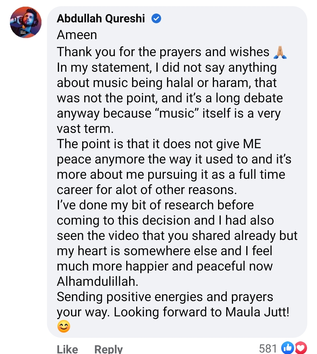 Hamza Ali Abbasi Faces Public Backlash on Statement About Music | Reviewit.pk