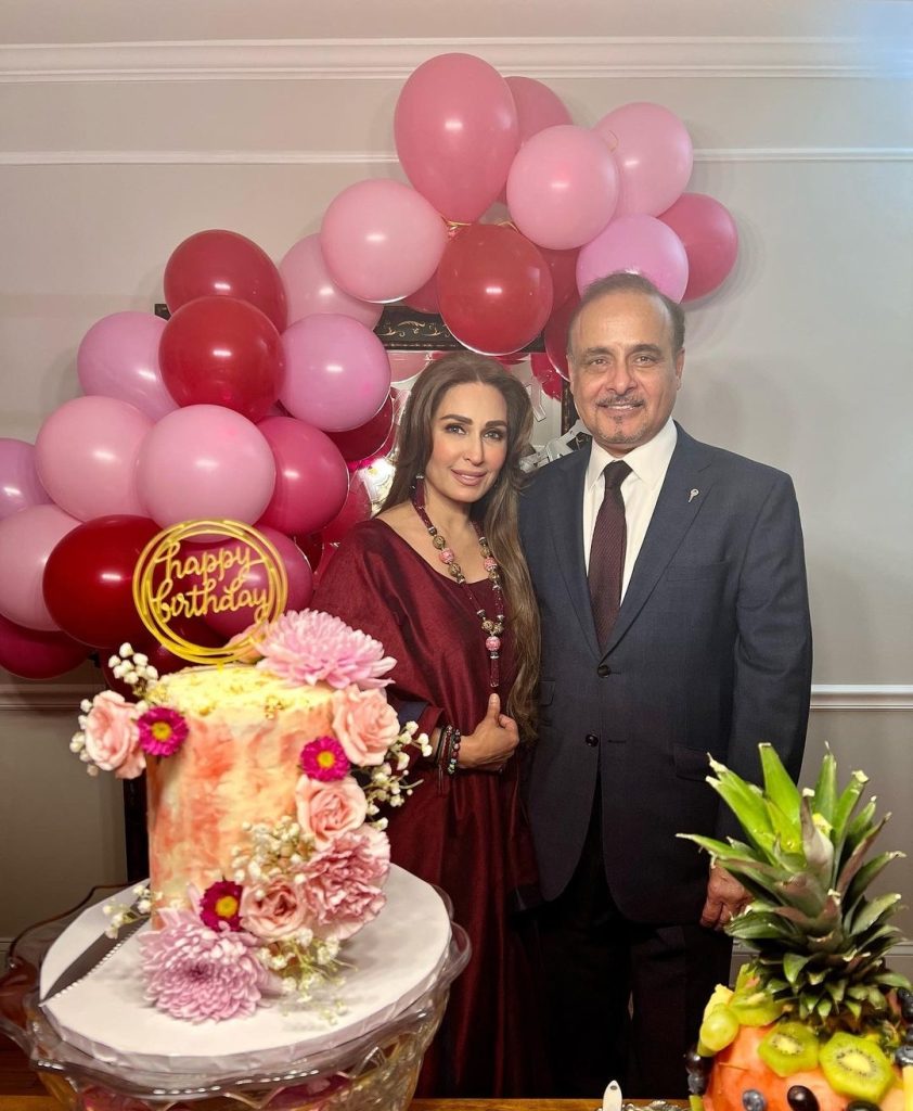 Reema Thanks Husband for Celebrating Her Birthday | Reviewit.pk