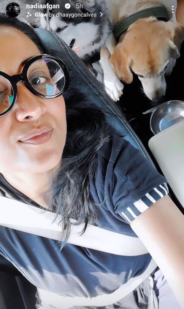 Nadia Afgan And Her Husband Vacationing In Ayubia With Their Pets ...