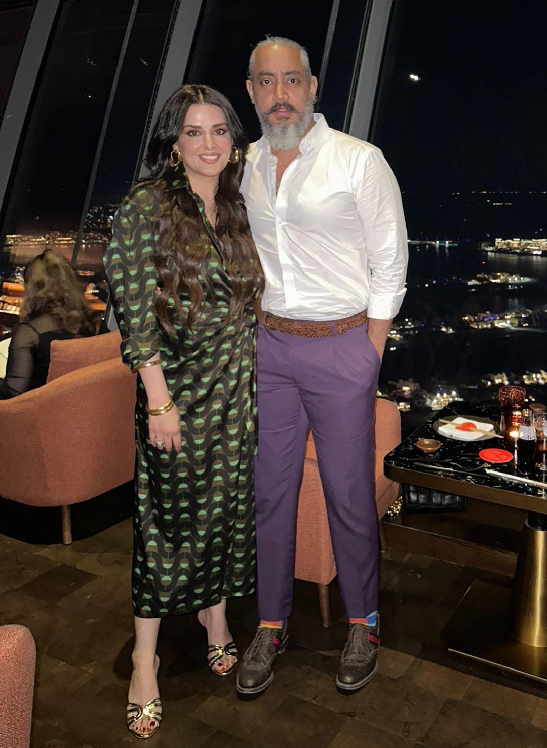 Natasha Khalid Celebrates Birthday With Husband in Dubai | Reviewit.pk