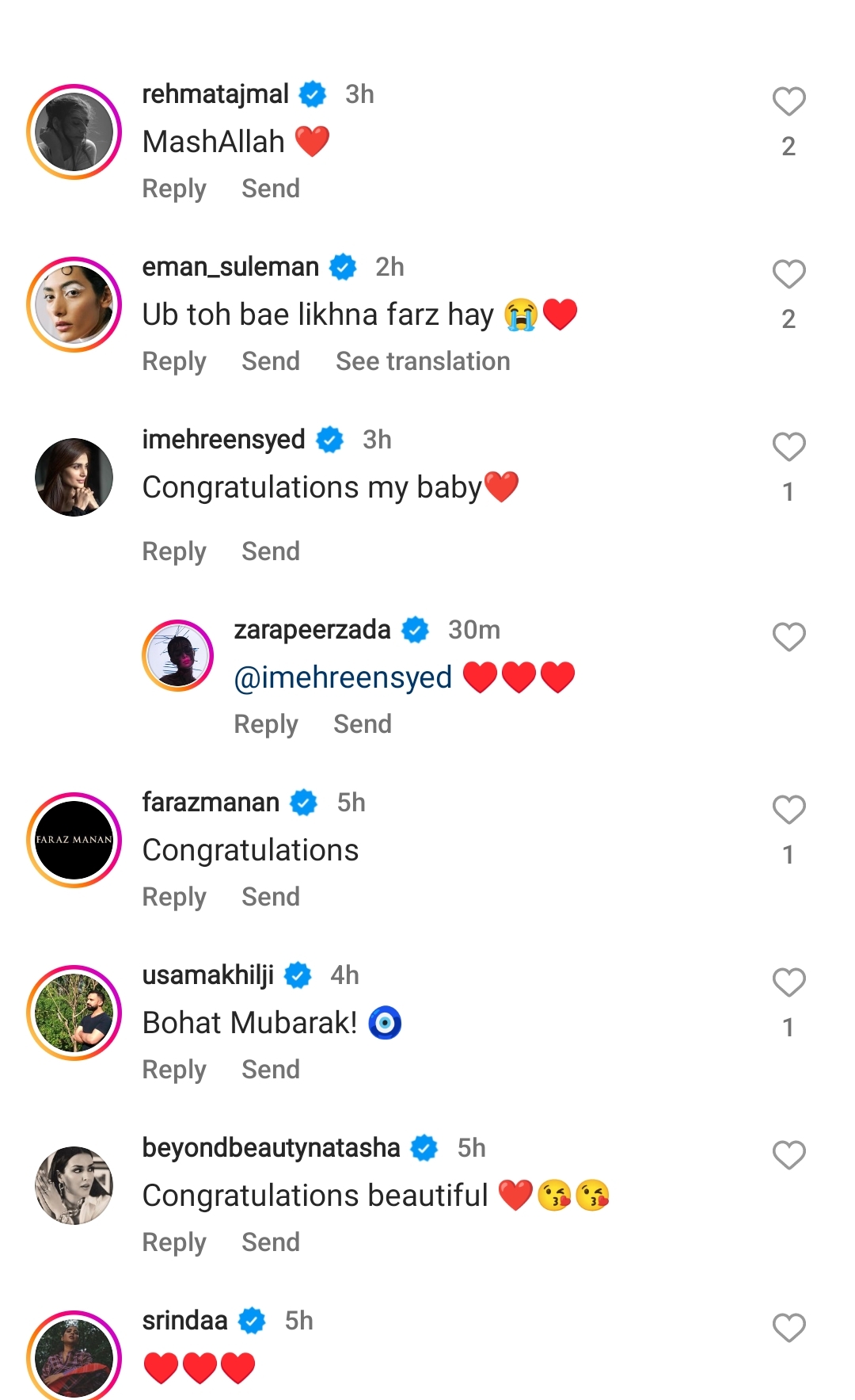 Usman Peerzada Niece & Model Zara Peerzada Engagement Pictures ...