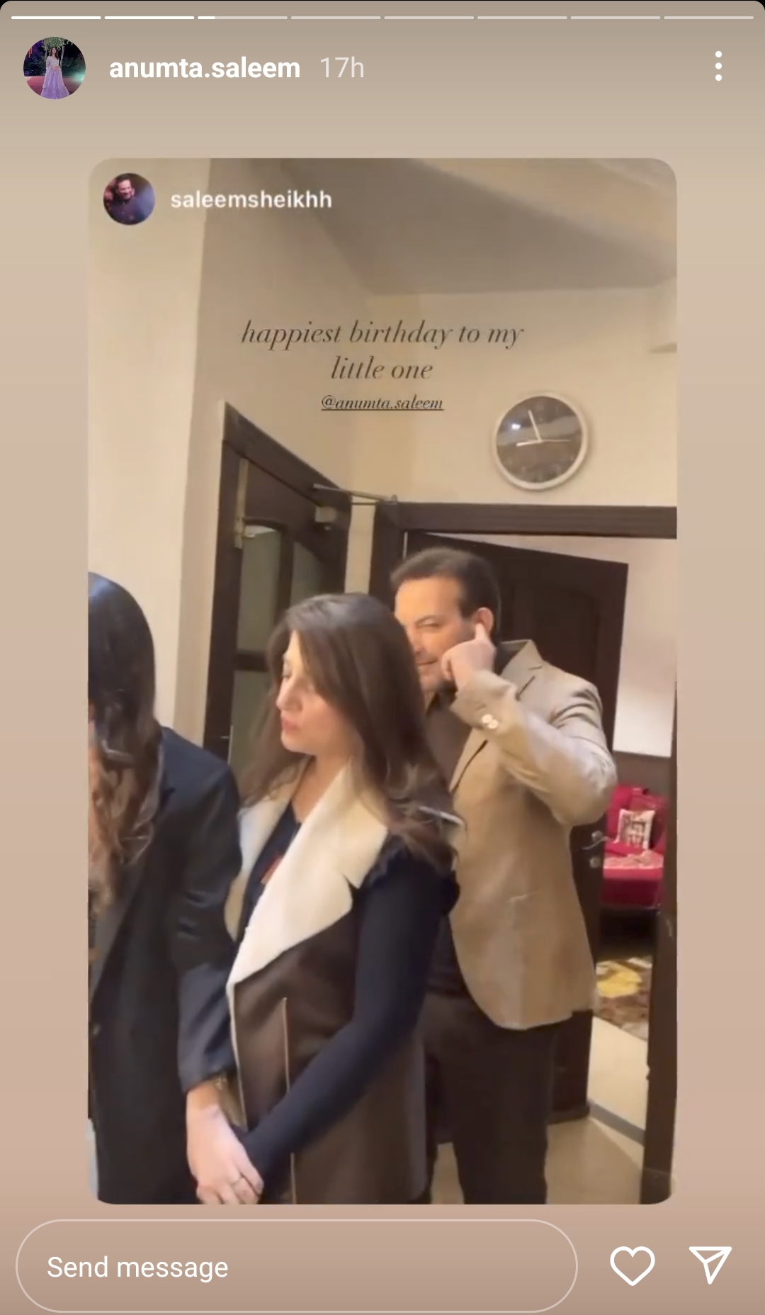 Saleem Sheikh Daughter Anumta Saleem Birthday Celebrations | Reviewit.pk