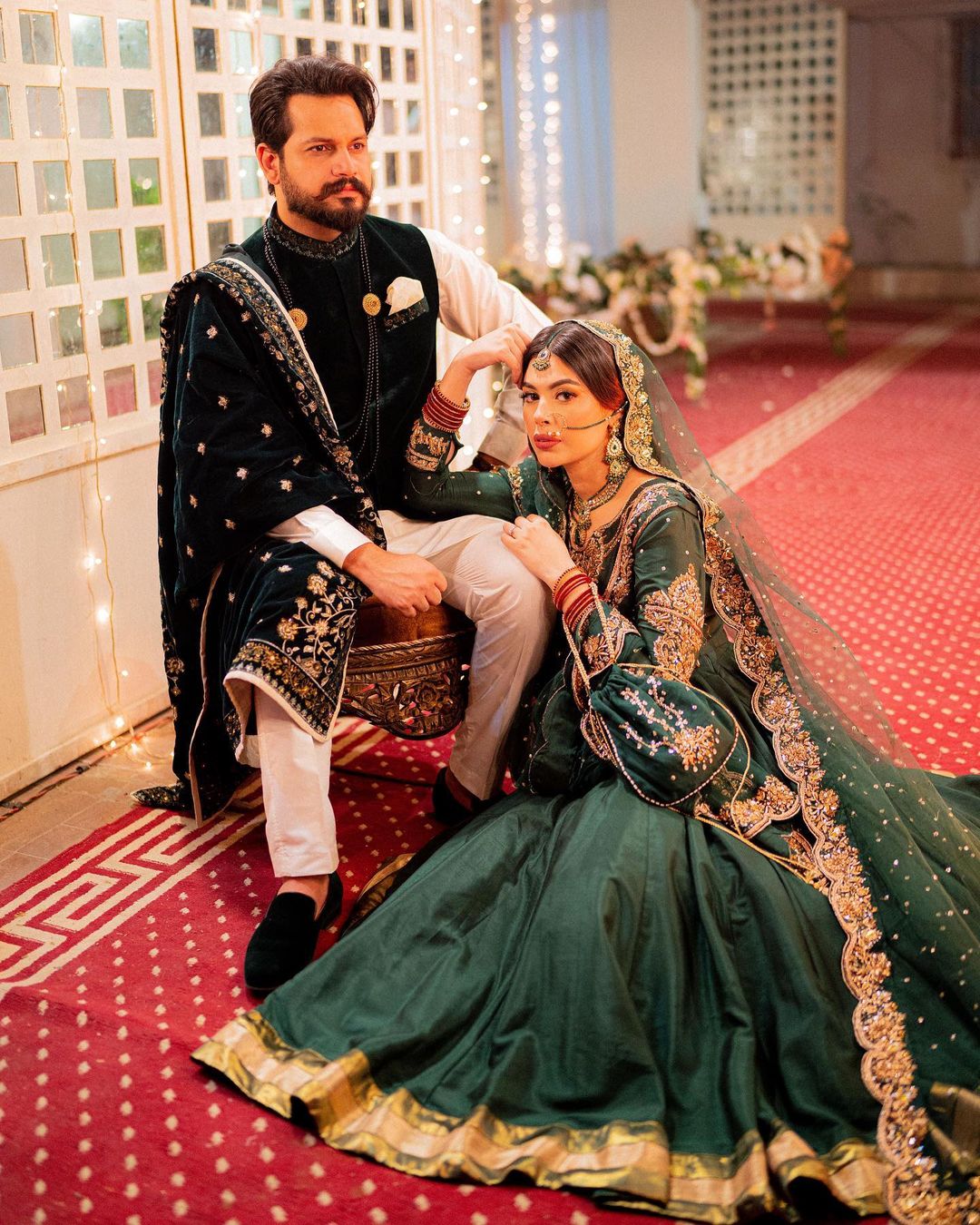 YouTuber Azlan Shah & Vlogger Warisha Nikkah Pictures | Reviewit.pk