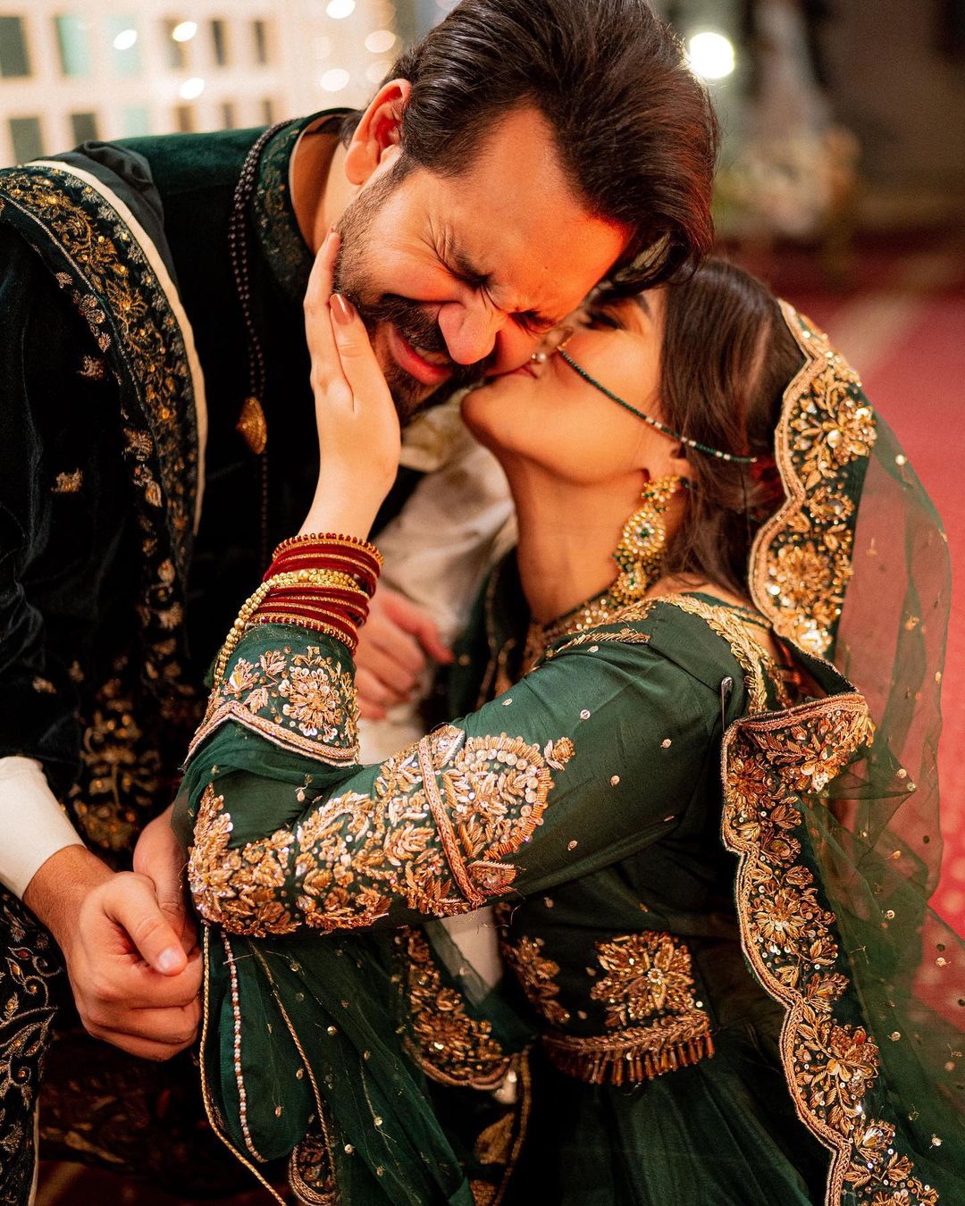 YouTuber Azlan Shah & Vlogger Warisha Nikkah Pictures | Reviewit.pk