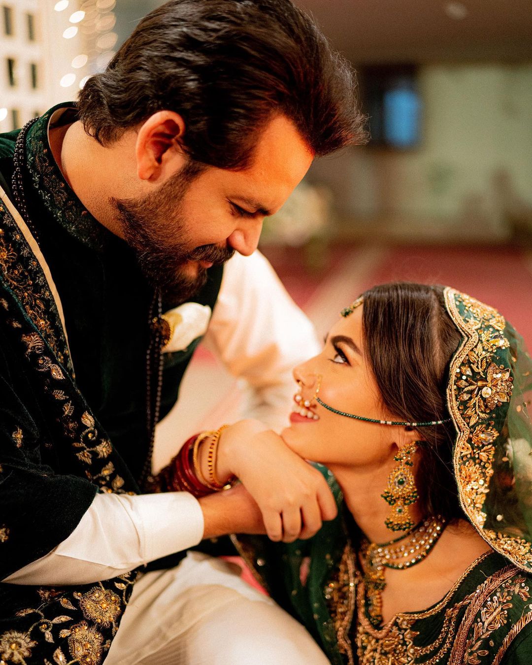 YouTuber Azlan Shah & Vlogger Warisha Nikkah Pictures | Reviewit.pk