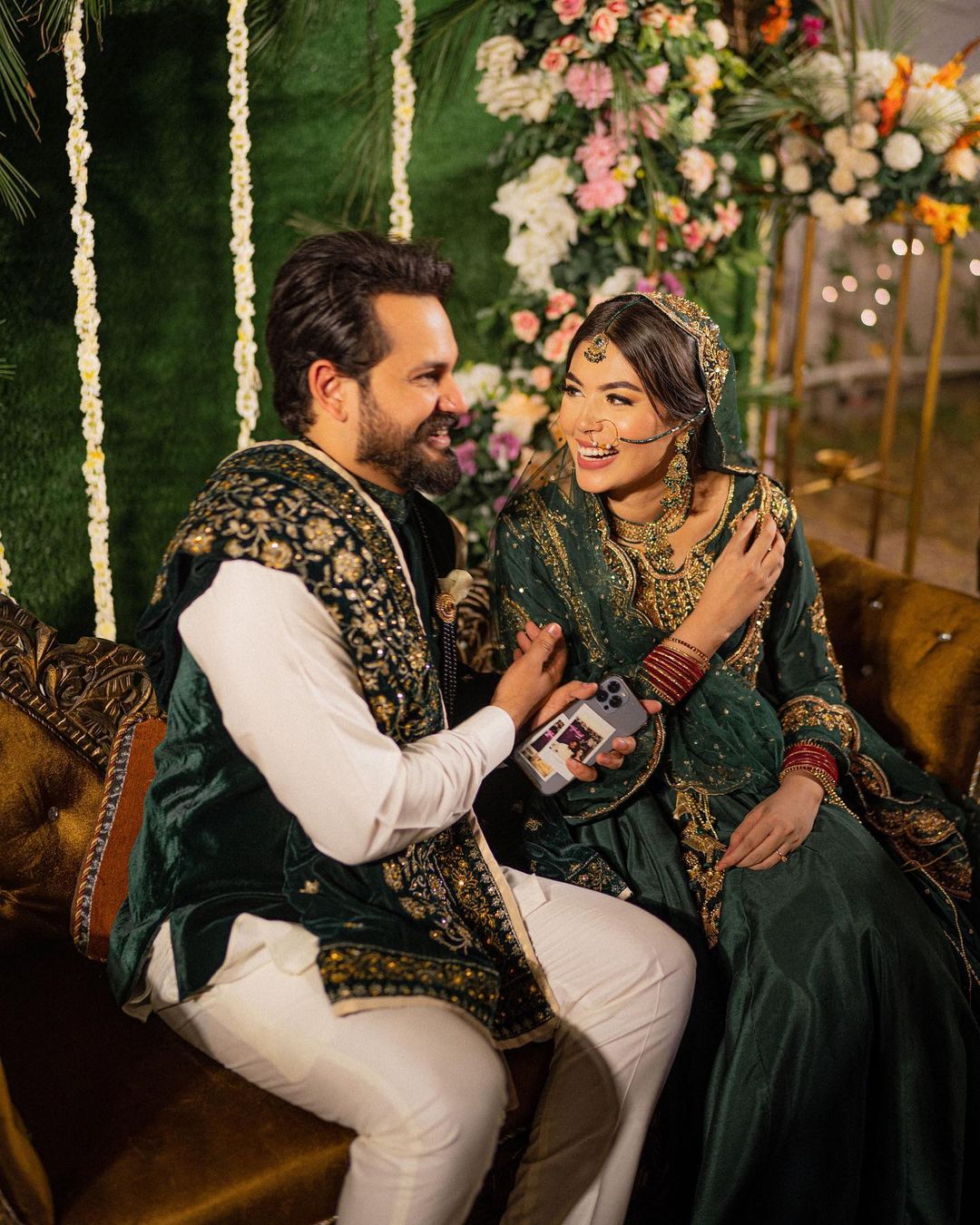 Azlan Shah & Warisha Mehndi Event Pictures | Reviewit.pk