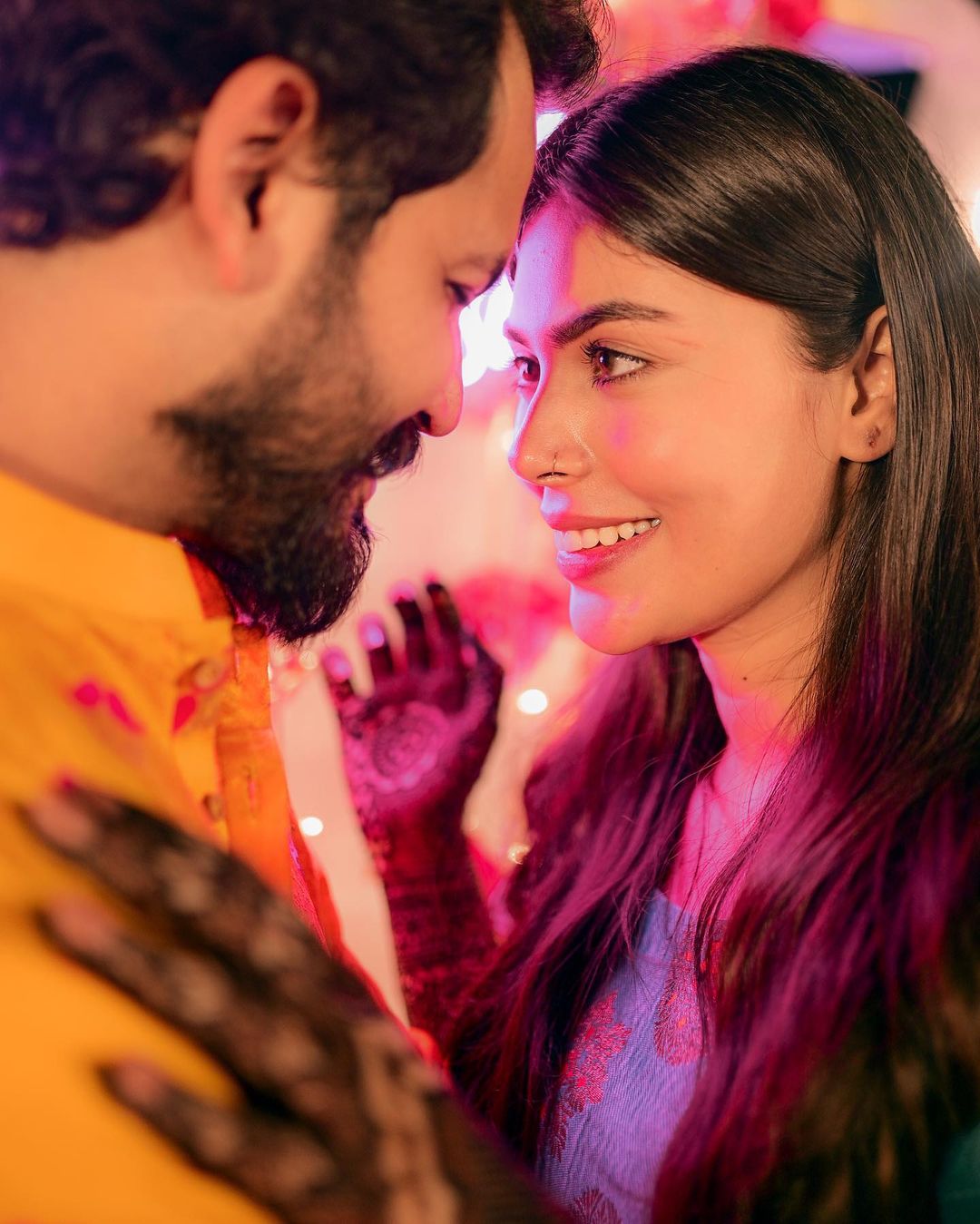 Azlan Shah & Warisha Mehndi Event Pictures | Reviewit.pk