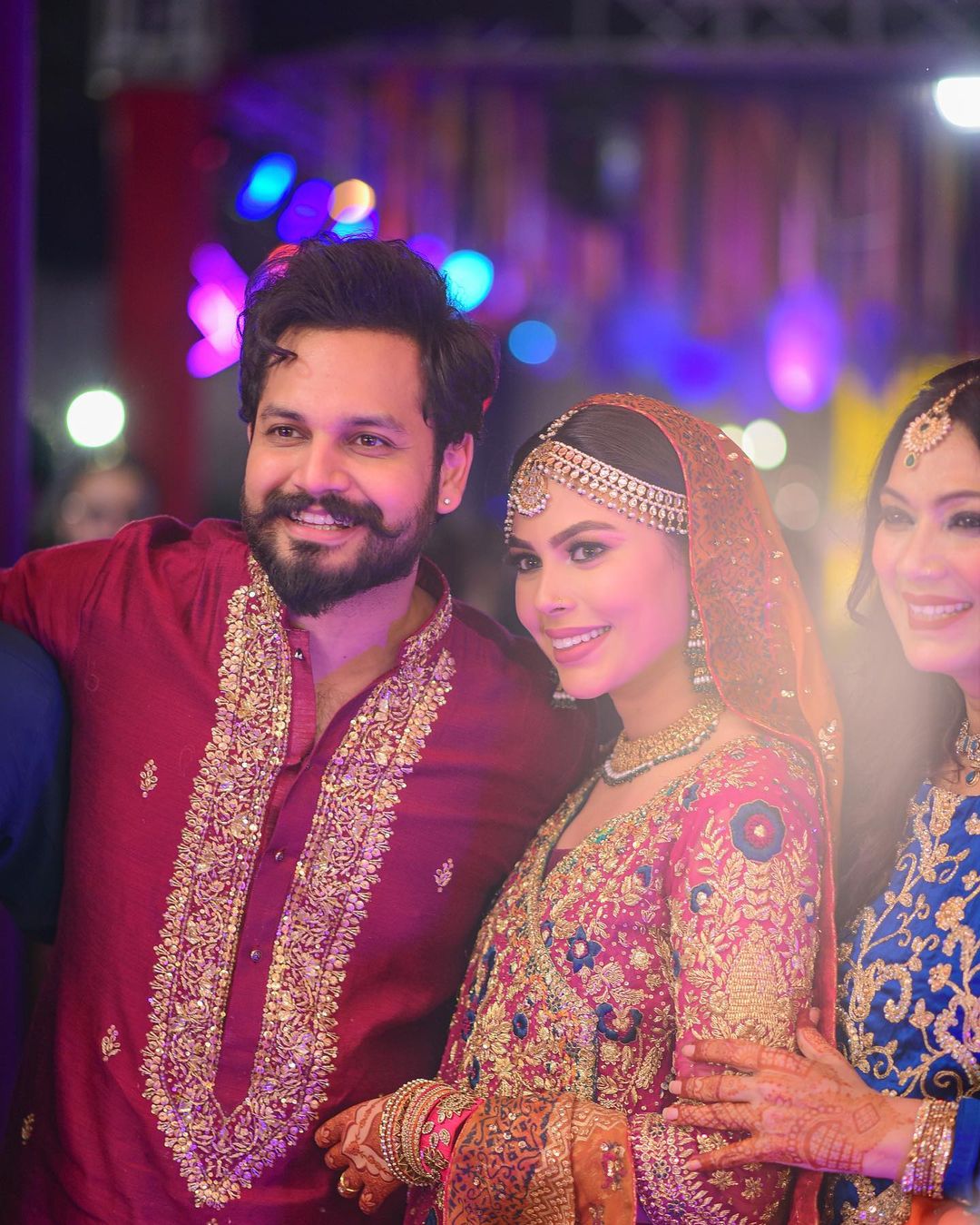 Azlan Shah & Warisha Mehndi Event Pictures | Reviewit.pk