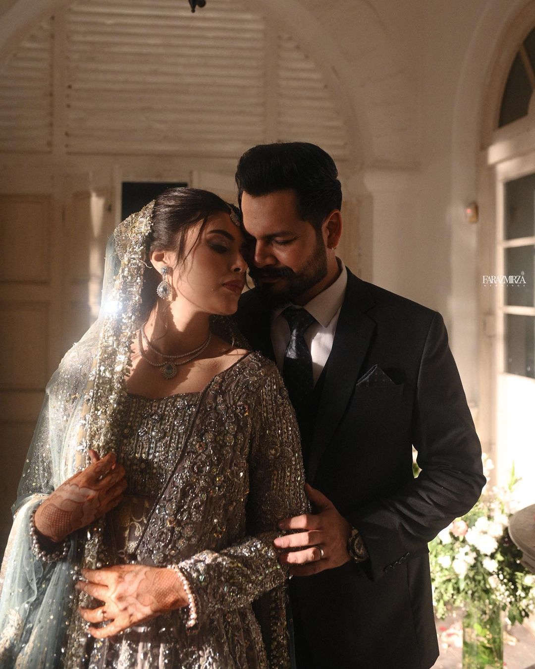 Azlan Shah & Warisha Javed Khan HD Walima Pictures | Reviewit.pk