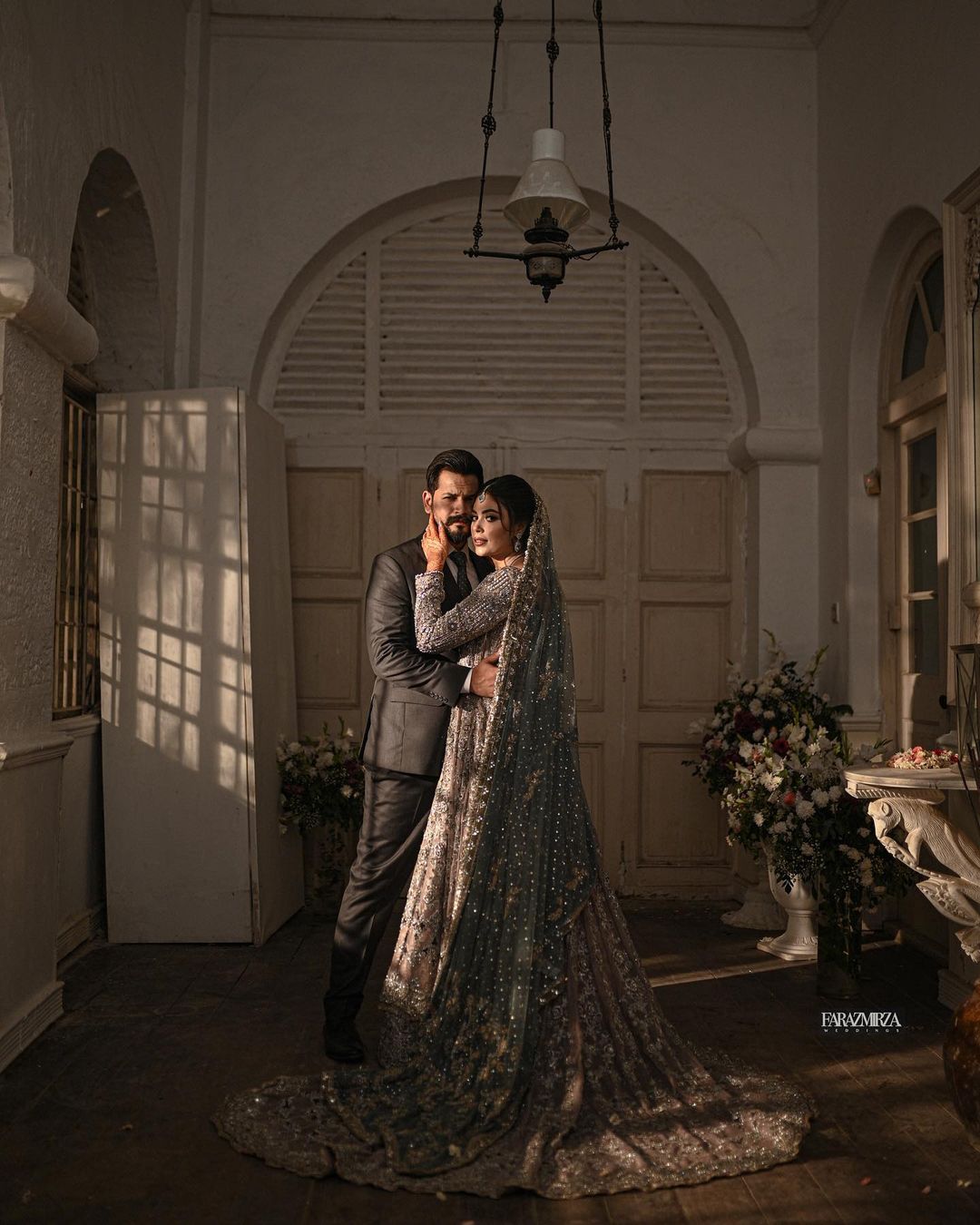 Azlan Shah & Warisha Javed Khan HD Walima Pictures | Reviewit.pk