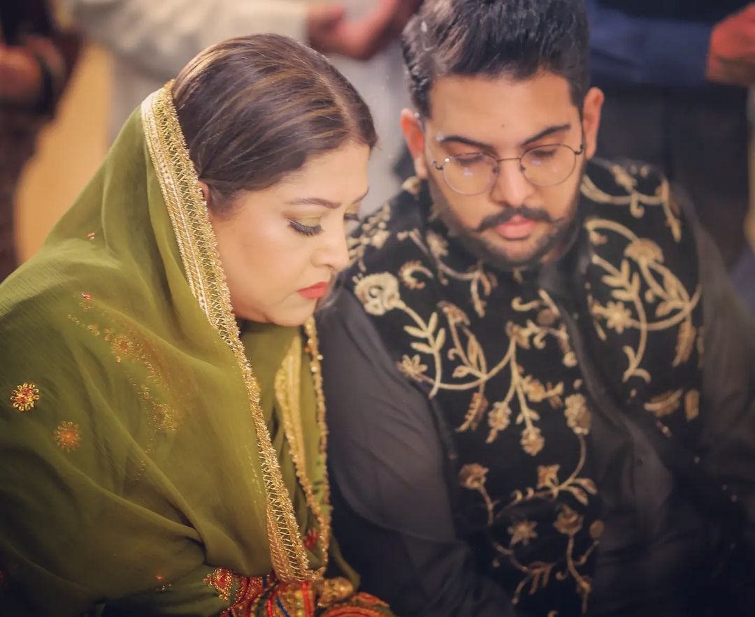Fazila Qazi and Qaisar Khan Nizamani Son HD Nikkah Pictures | Reviewit.pk