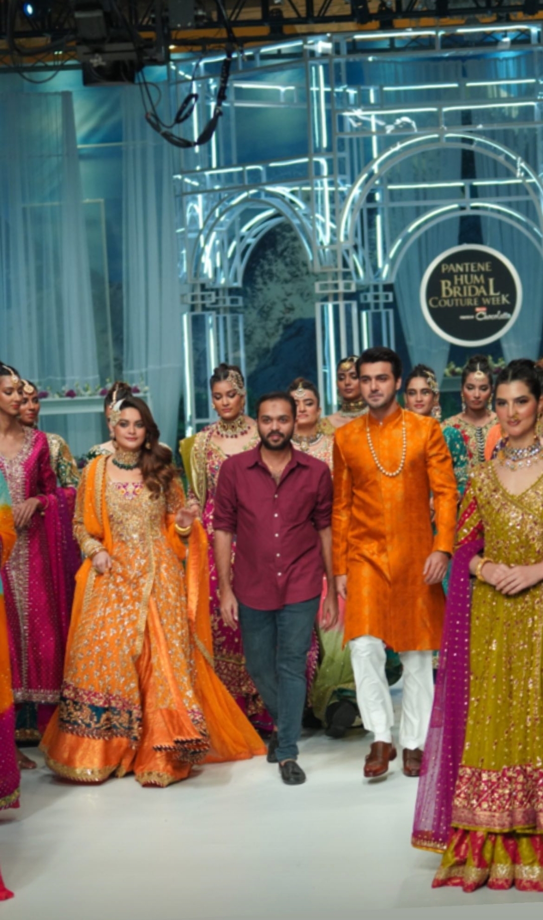 Minal Khan & Ahsan Mohsin Ikram Walked The Ramp For Haris Shakeel ... Minal Khan & Ahsan Mohsin Ikram Walked The Ramp For Haris Shakeel ...