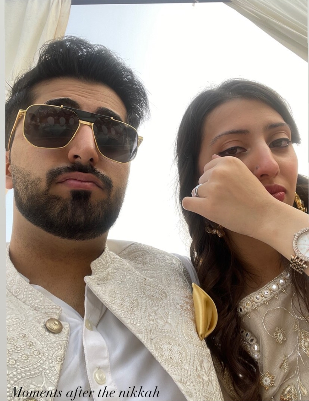 Saleem Sheikh Daughter Nashmiya Saleem Nikkah Pictures | Reviewit.pk