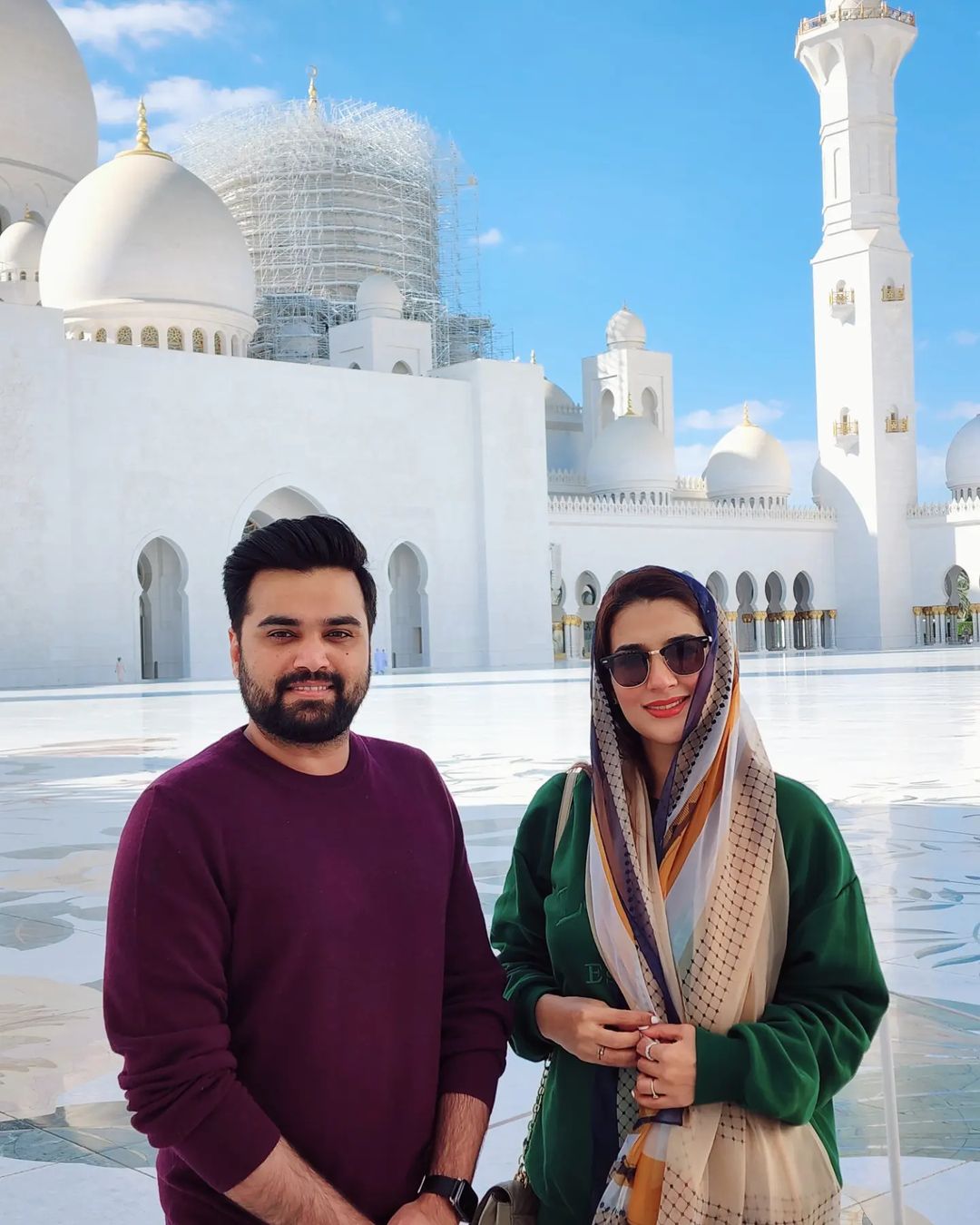 Rabab Hashim Recent Pictures With Husband From UAE | Reviewit.pk