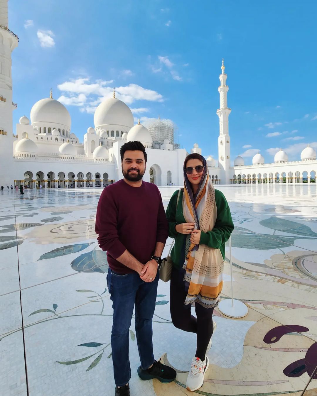 Rabab Hashim Recent Pictures With Husband From UAE | Reviewit.pk