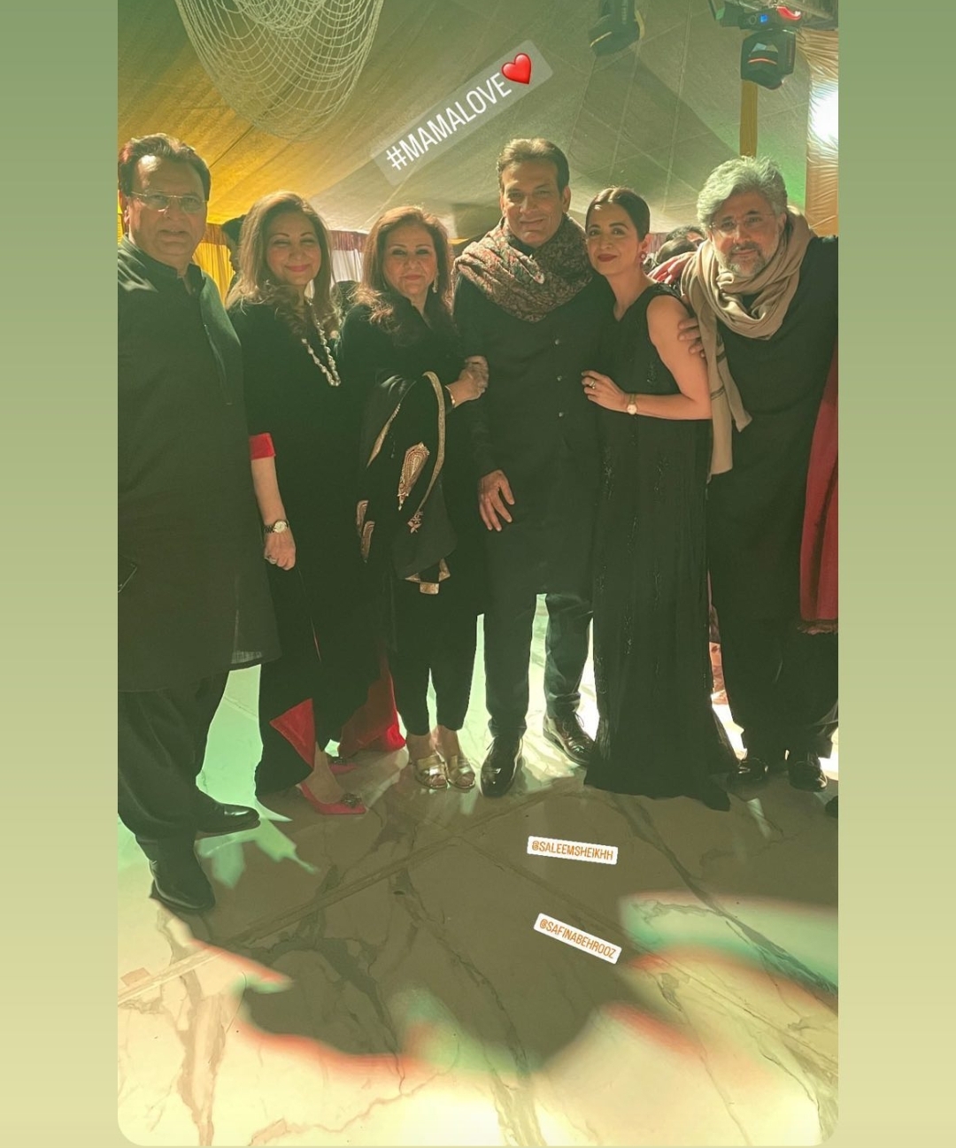 Saleem Sheikh Daughter Sangeet Night Pictures | Reviewit.pk