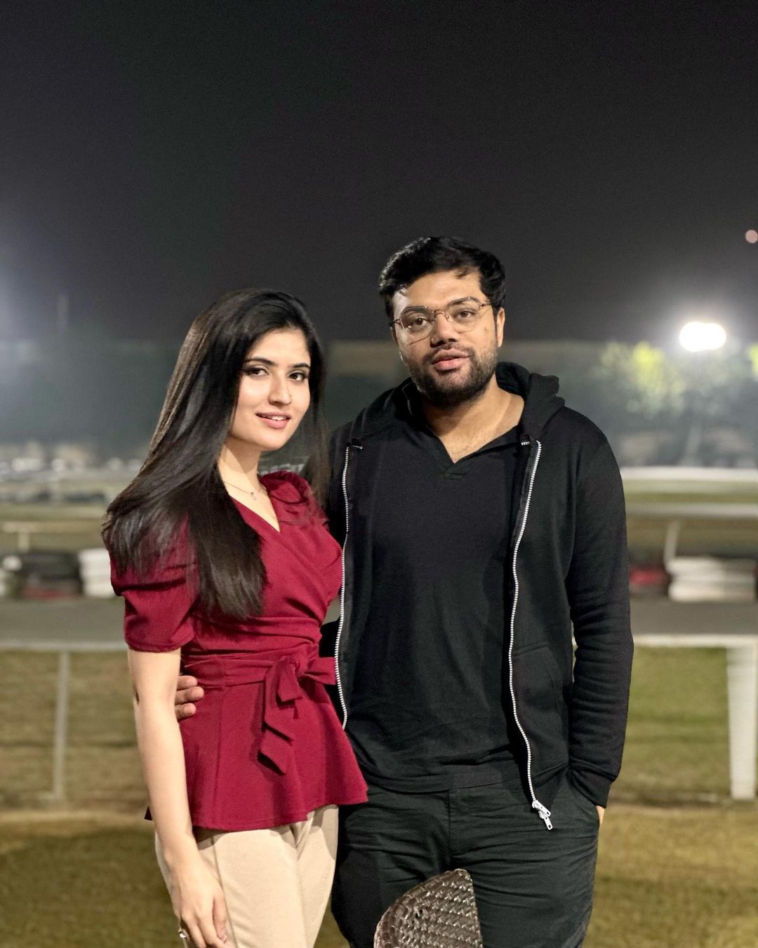 YouTuber Saad Aka Ducky Bhai With Wife Aroob Jatoi At Friend's Wedding ... YouTuber Saad Aka Ducky Bhai With Wife Aroob Jatoi At Friend's Wedding ...