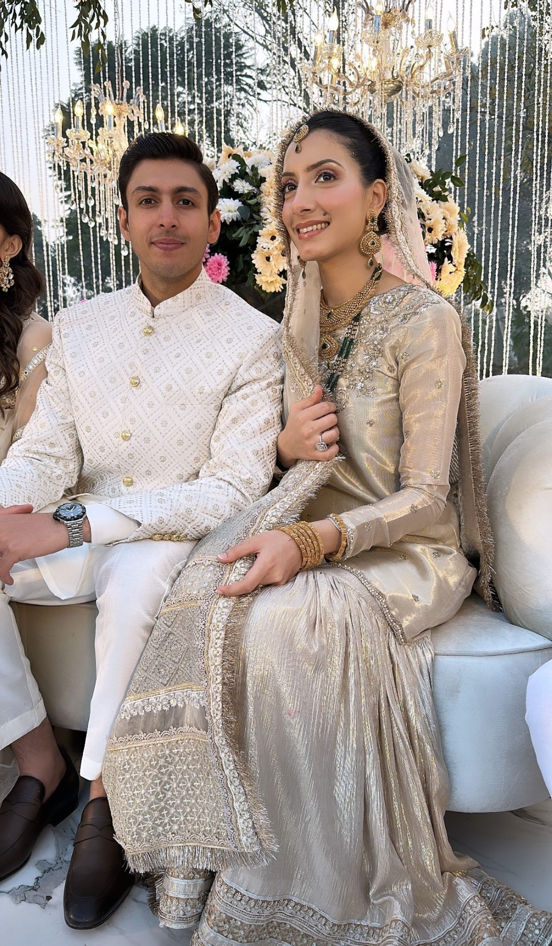 Star studded Nikkah ceremony of Saleem Sheikh's daughter Nashmiya