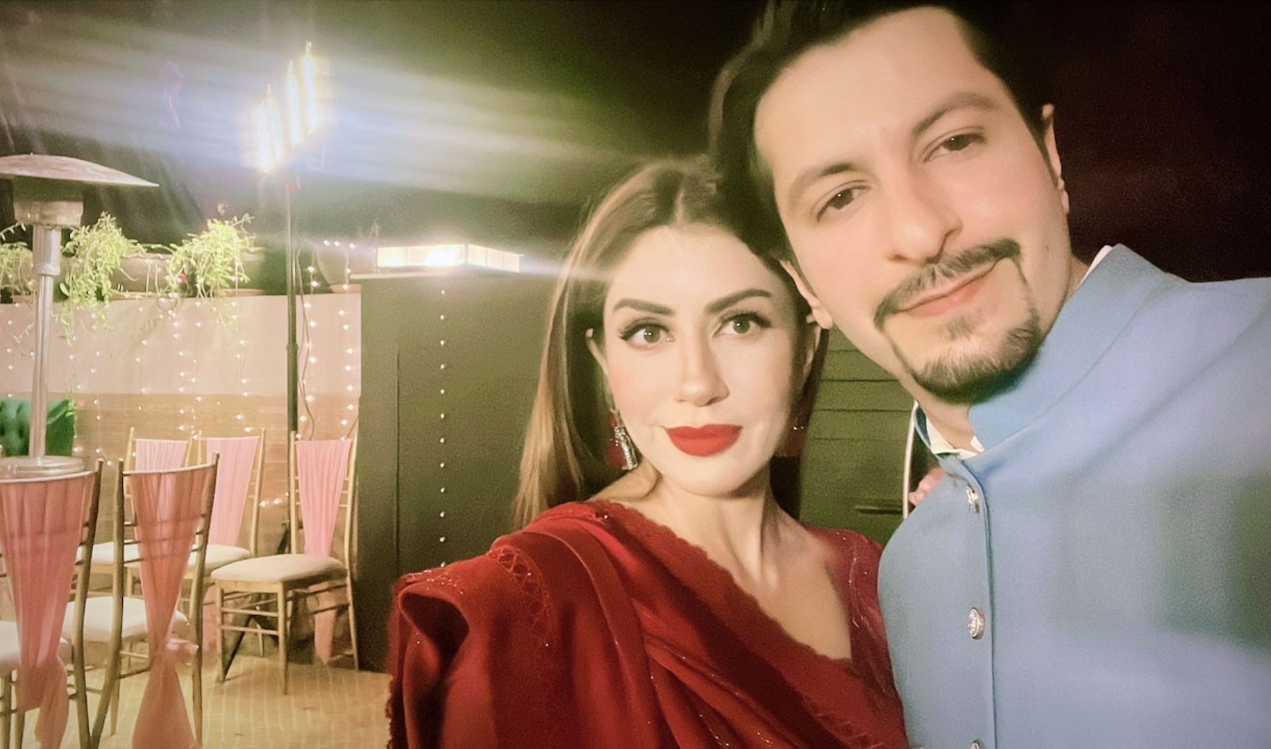 Saba Faisal Son Arsalan Faisal's Engagement Pictures | Reviewit.pk