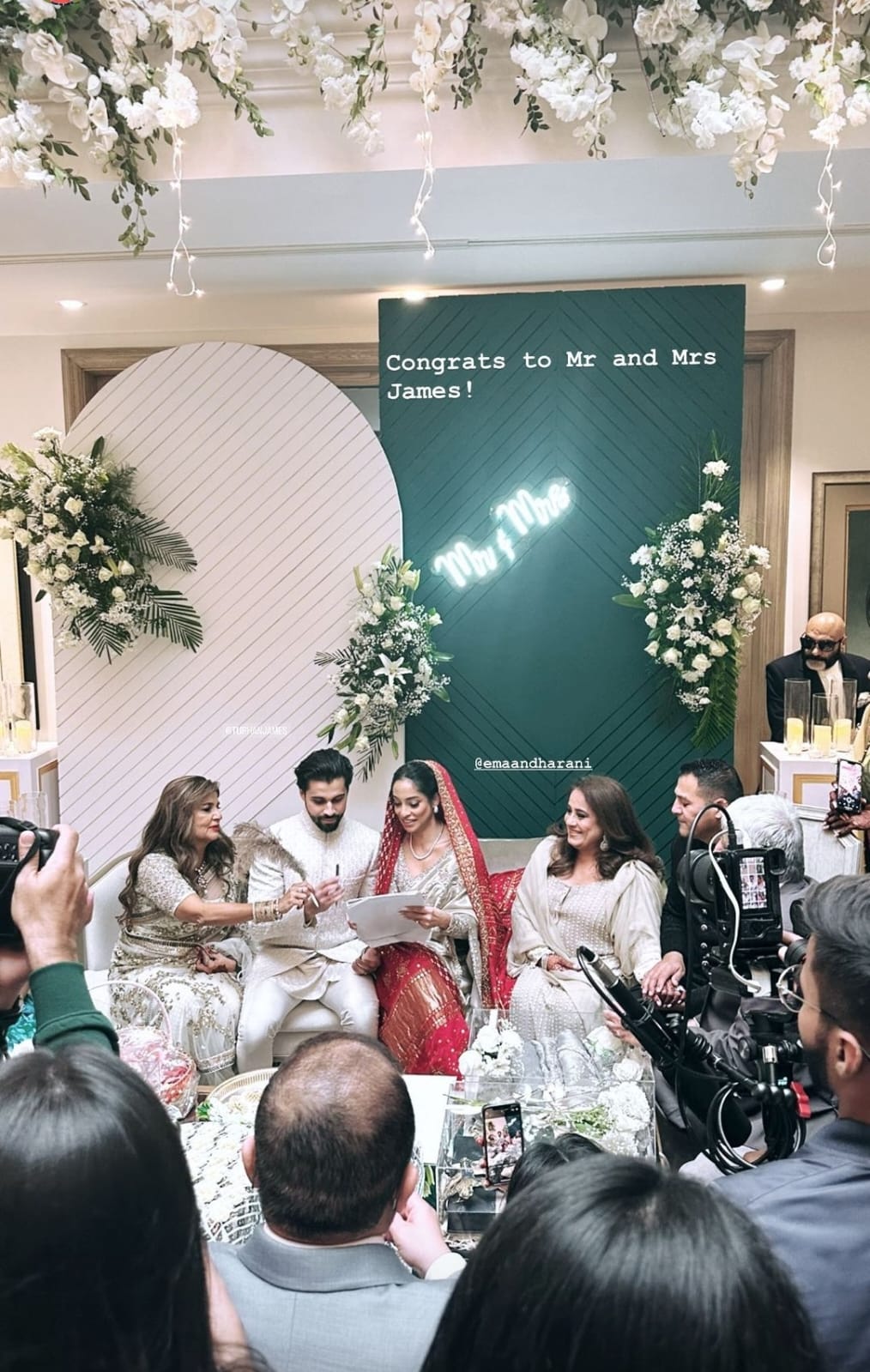 Freiha Altaf's Son Turhan James Gets Married | Reviewit.pk