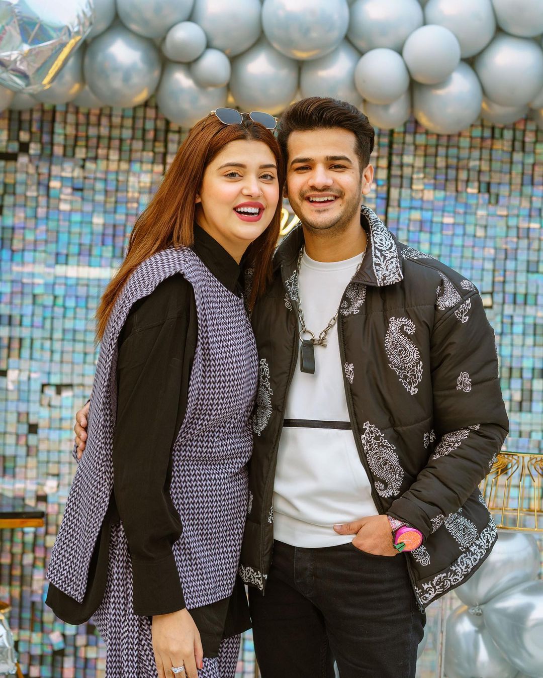 Kanwal Aftab And Ch Zulqarnain At Kanwal's 25th Birthday Party ...