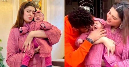 Kanwal and Zulqarnain New Pictures & Reels With Daughter | Reviewit.pk